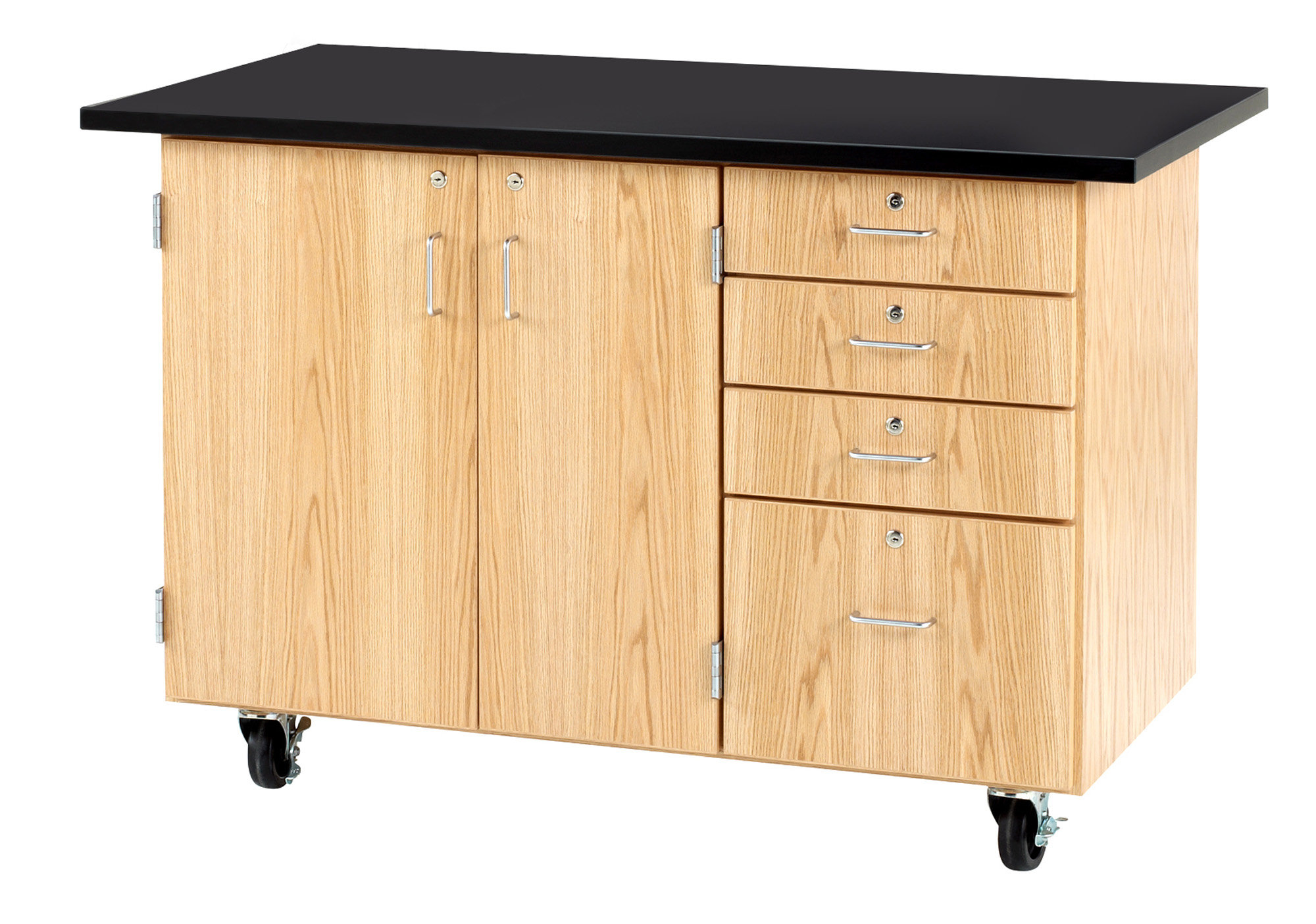 Diversified Woodcrafts Mobile Series Extra Large Instructor's Desk ...