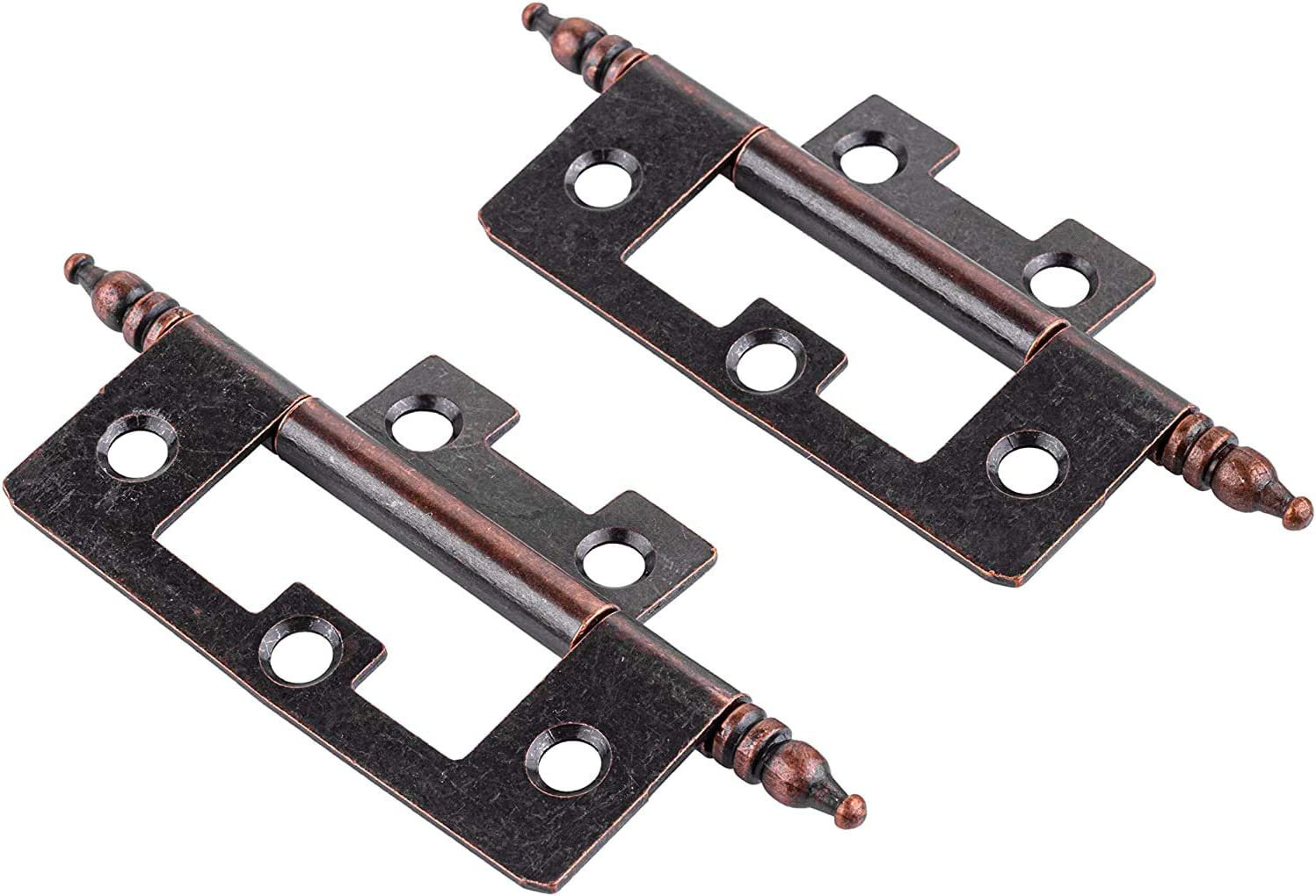 UNIQANTIQ HARDWARE SUPPLY Antique Copper Non-Mortise Butt Hinge with ...