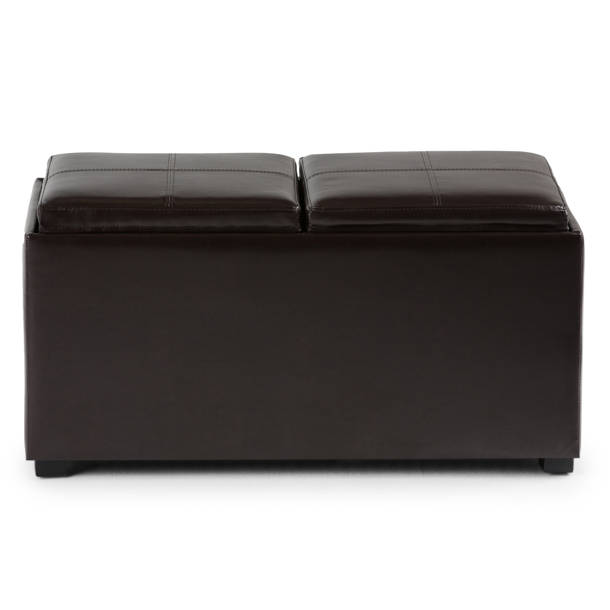 Ebern Designs Margarito Vegan Leather Chaise Lounge & Reviews | Wayfair