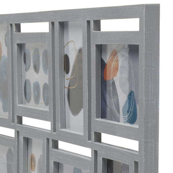 MELANNCO 8 Opening Collage Frame- Displays Four 4x6 and Four 6x4 Inch ...