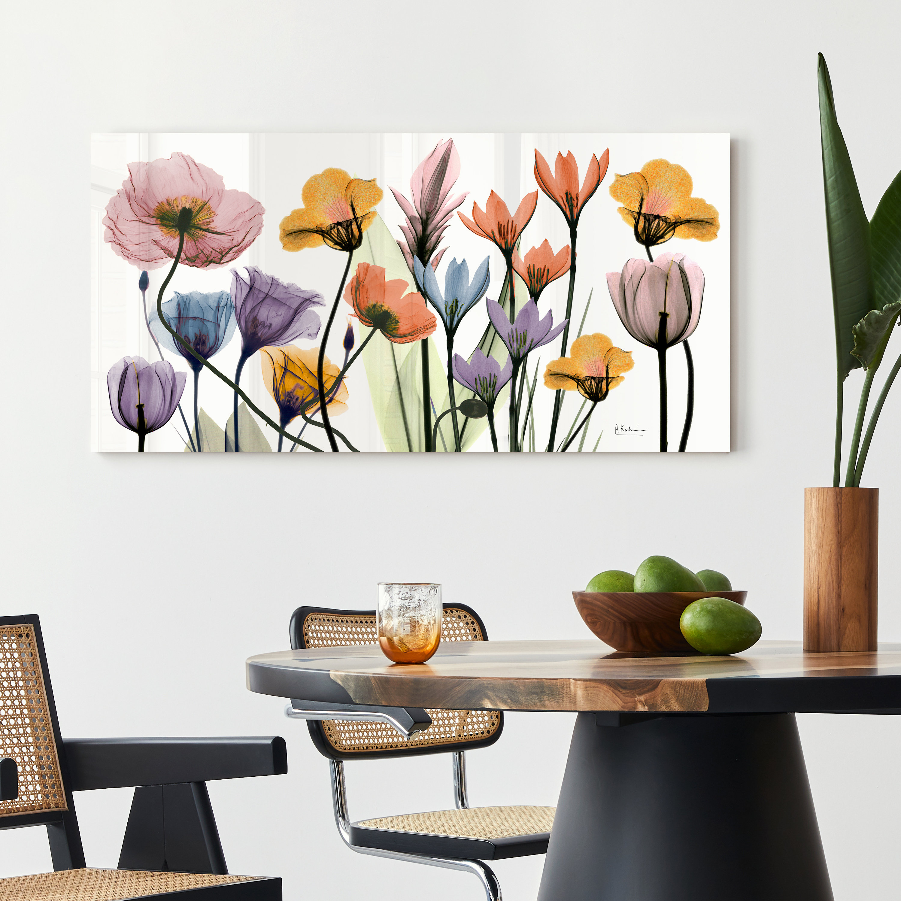 Ebern Designs Flowerscape Portrait by Albert Koetsier - Unframed ...