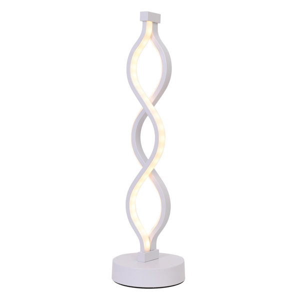 Metro Lane Timmothy 44cm White Table Lamp with USB & Reviews | Wayfair ...