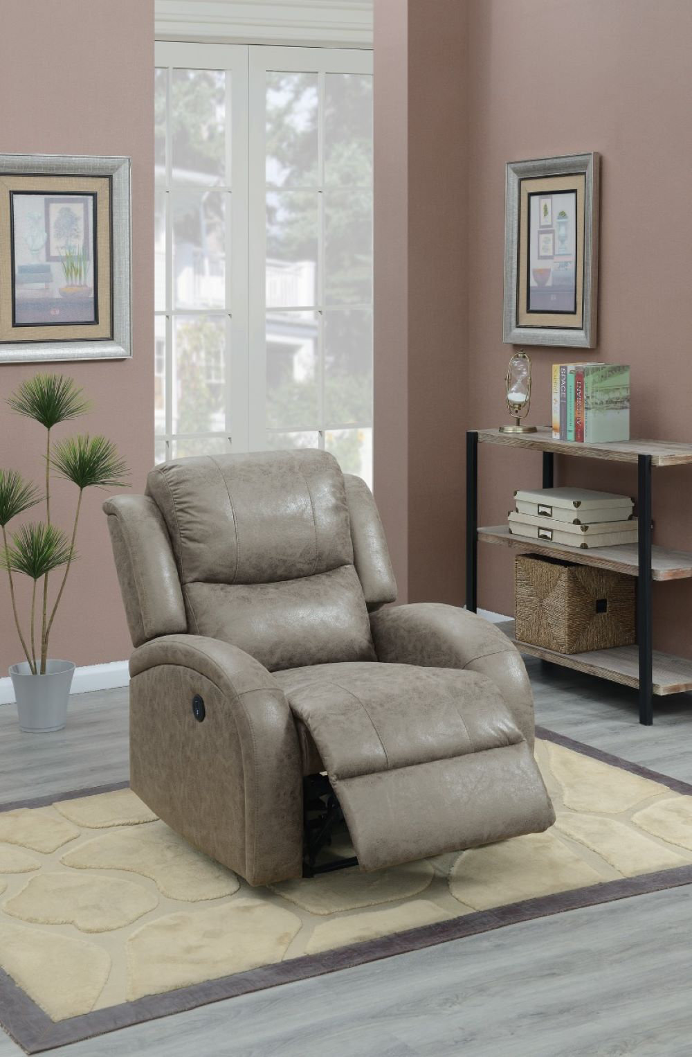 Latitude Run® Vegan Leather Power Recliner | Wayfair