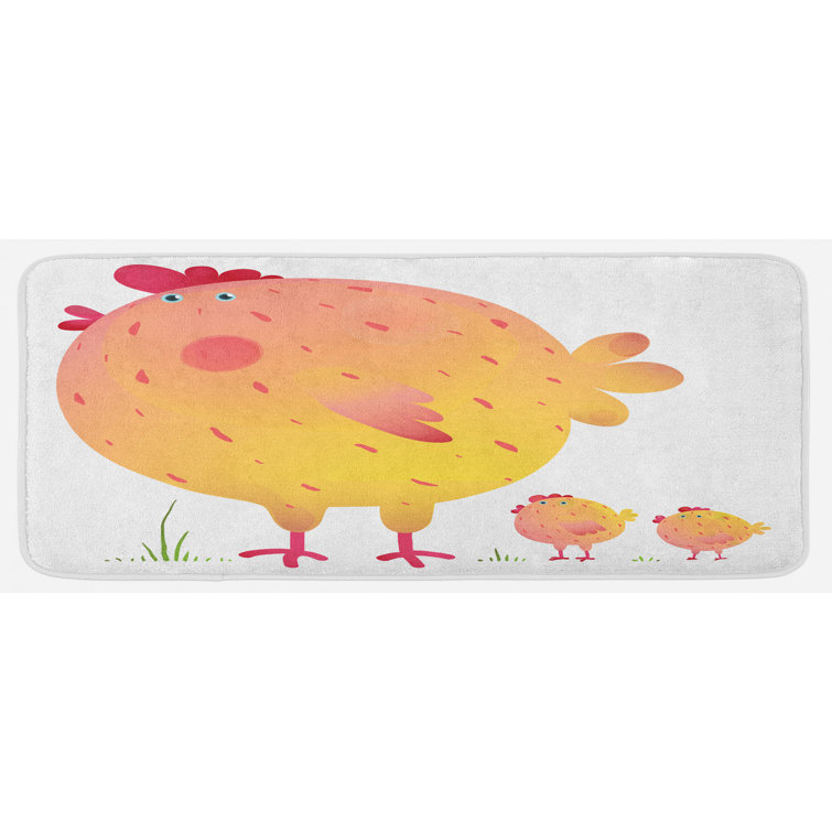 Bless international Chicken Kitchen Mat | Wayfair