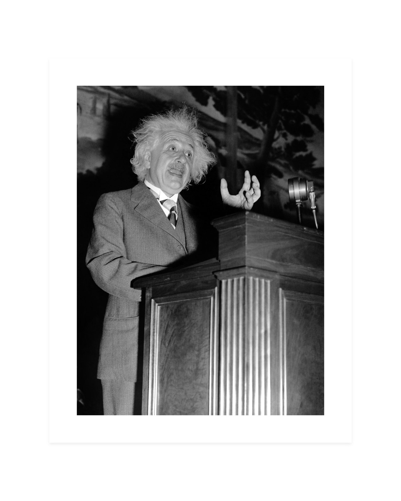 Globe Photos Entertainment Dr. Albert Einstein Lectures - Unframed ...