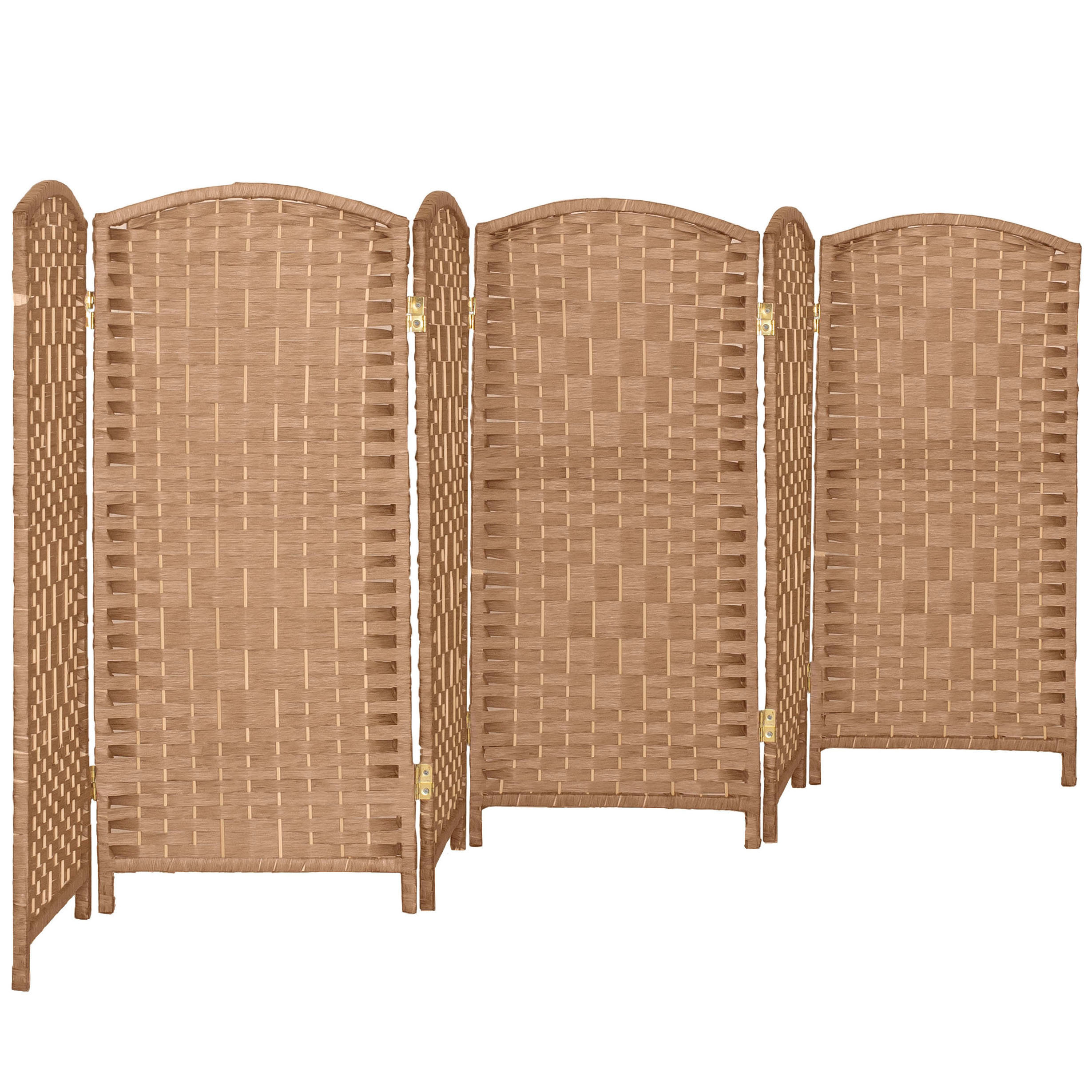 Red Barrel Studio® Short Diamond Weave Folding Screen | Wayfair