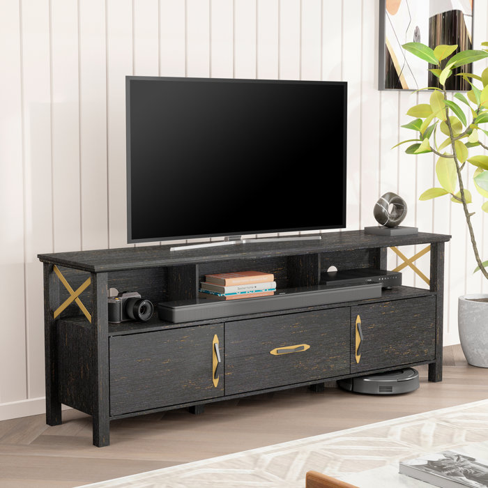 Steelside™ Harlee TV Stand for TVs up to 75" & Reviews | Wayfair