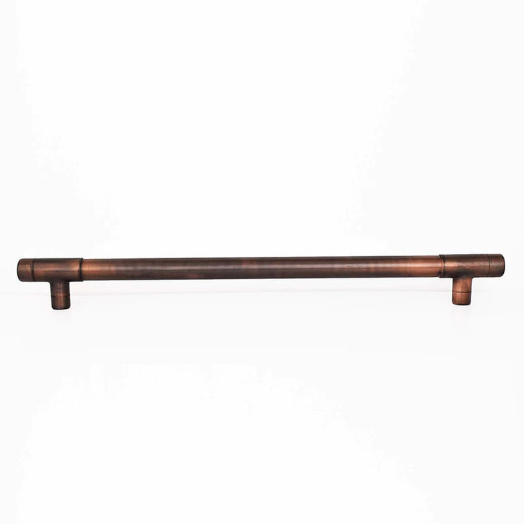 Proper Copper Design Rustic Aged Copper T-Barn Door Handles | Wayfair.co.uk
