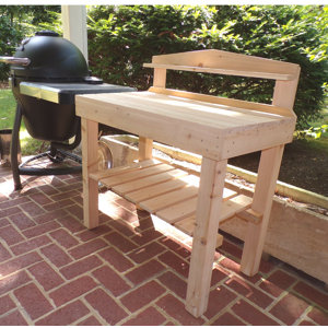 BarHarborCedar Grill Side Table & Reviews | Wayfair