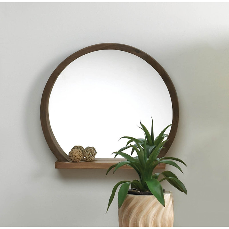 Union Rustic Pryor Asymmetrical Wood Wall Mirror & Reviews | Wayfair