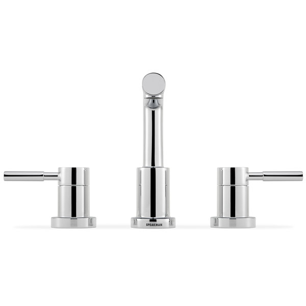 Speakman Neo Widespread Faucet Bathroom Faucet with Drain Assembly ...