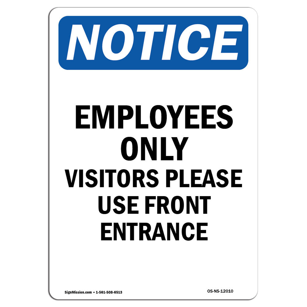 SignMission Employees Only Visitors Please Sign | Wayfair