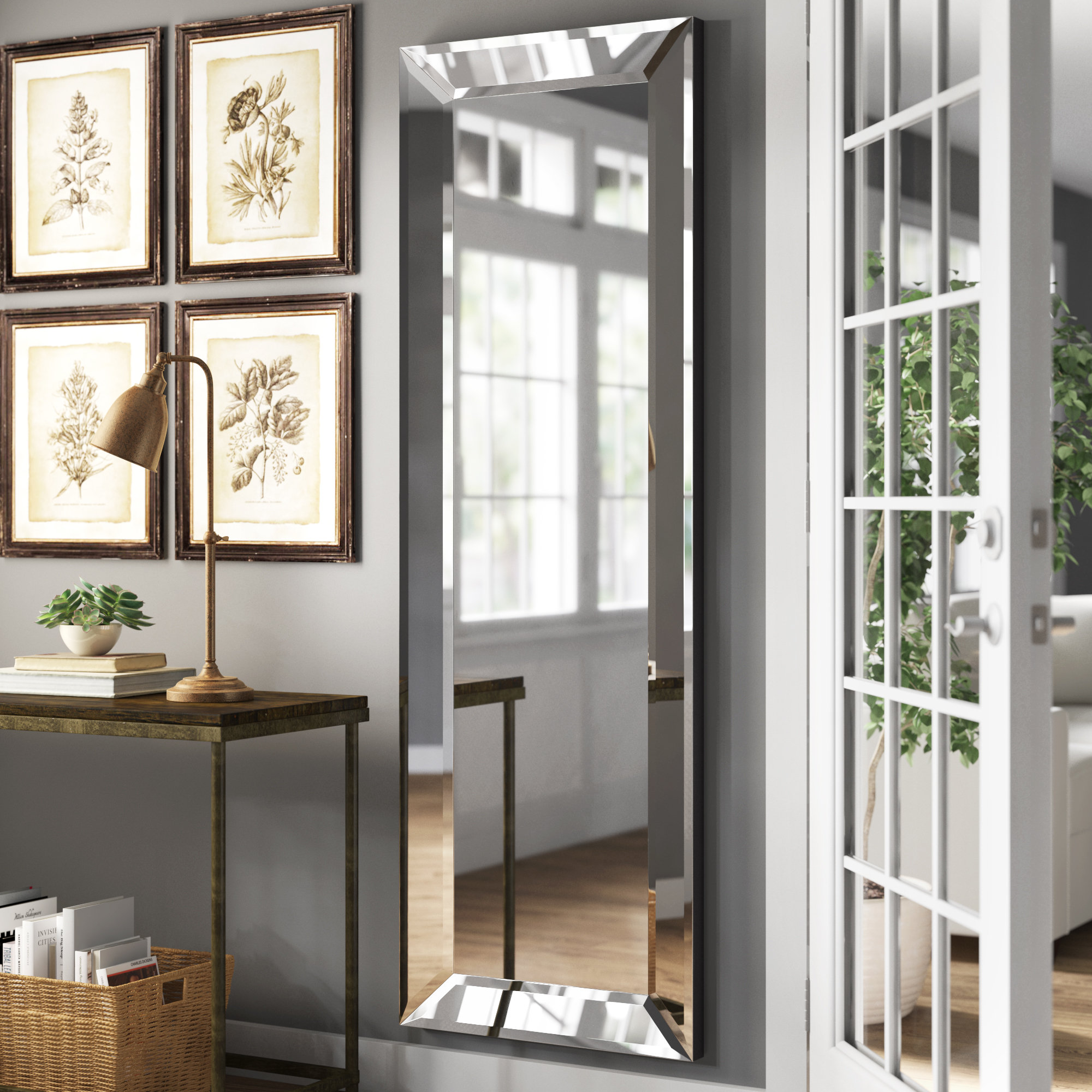 Alcott Hill® Wlikerson Rectangle Glass Mirror And Reviews Wayfair Canada