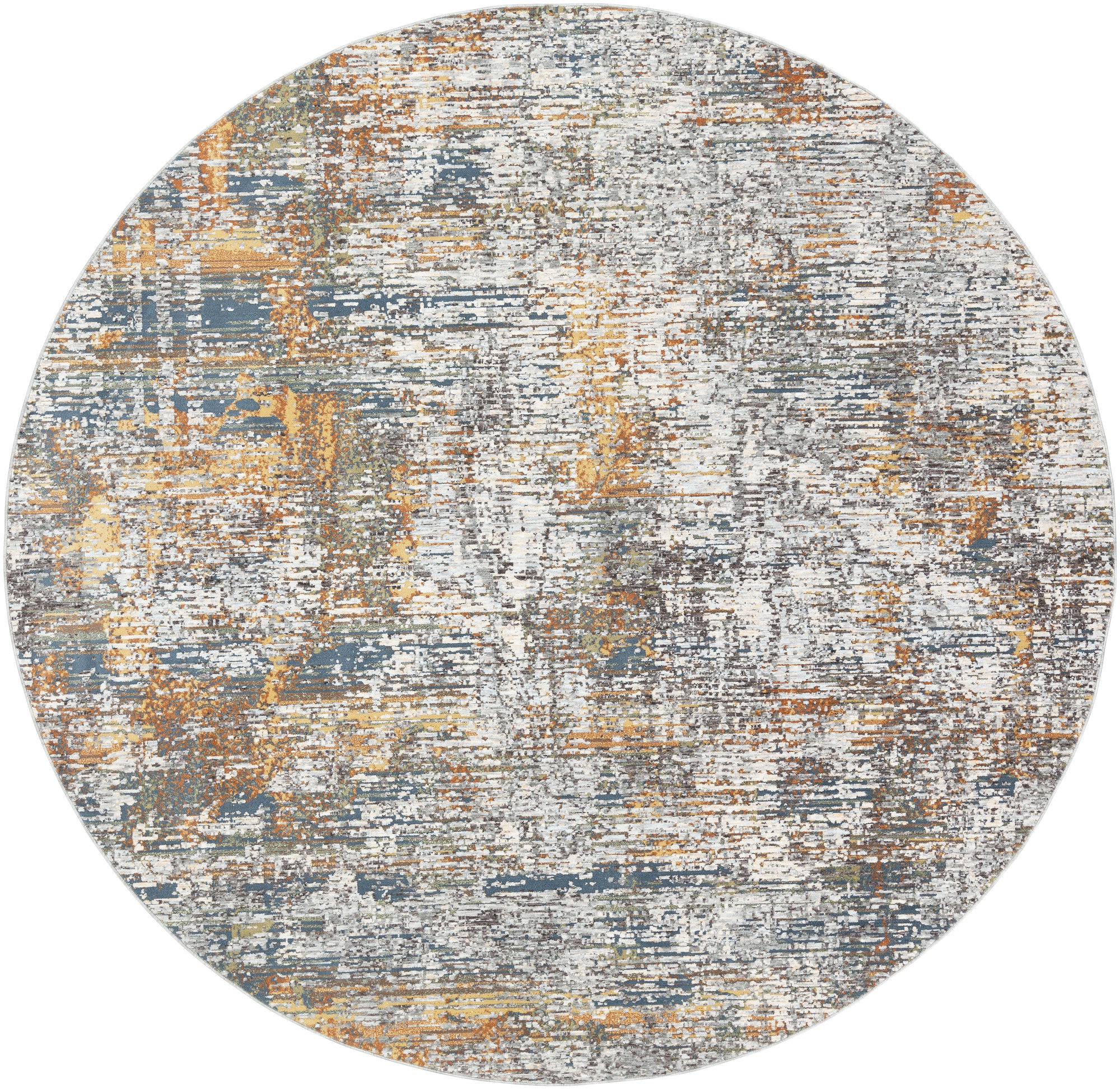 Williston Forge Mckeel Power Loom Performance Gray Rug | Wayfair