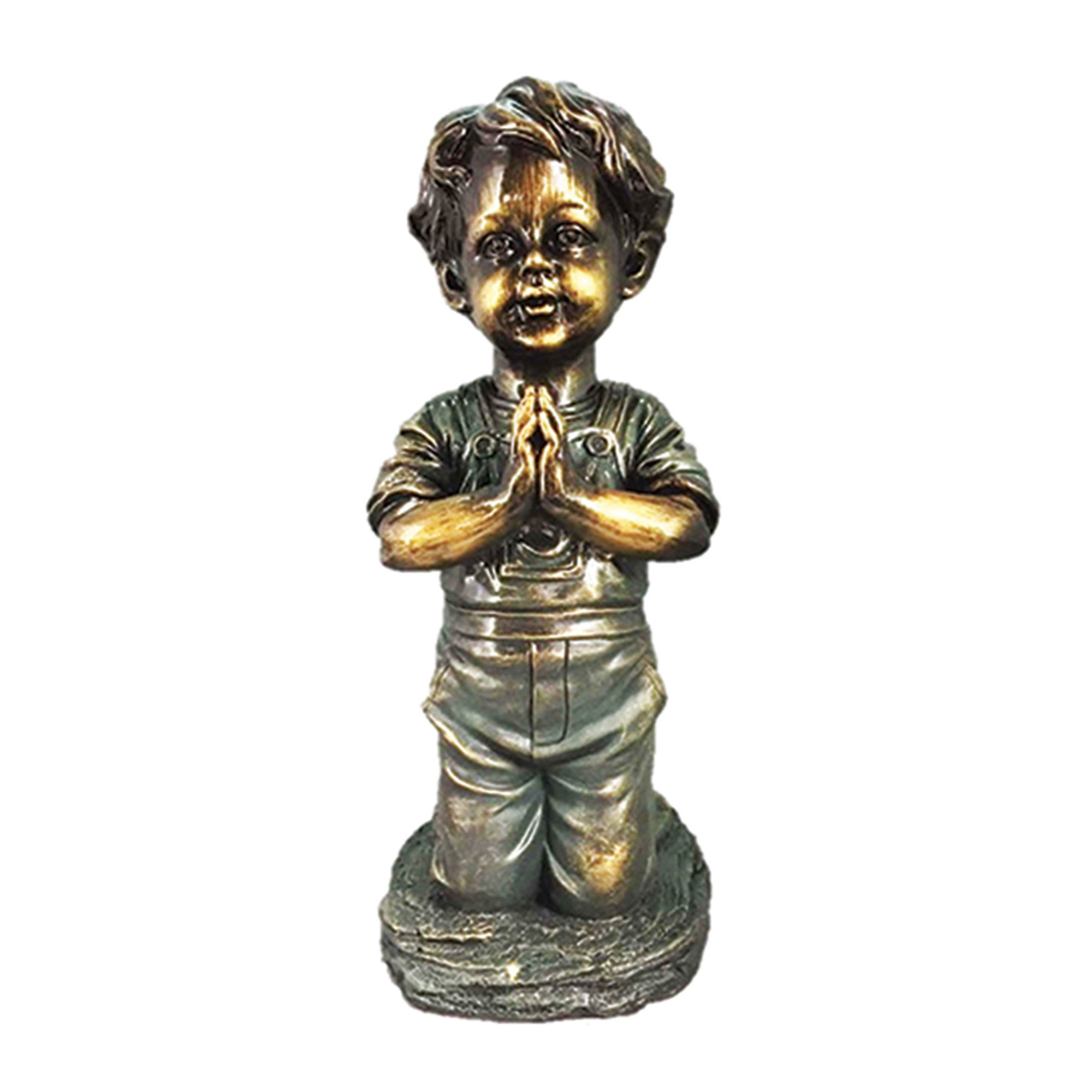 Red Barrel Studio® Sillitto Praying Boy Statue | Wayfair