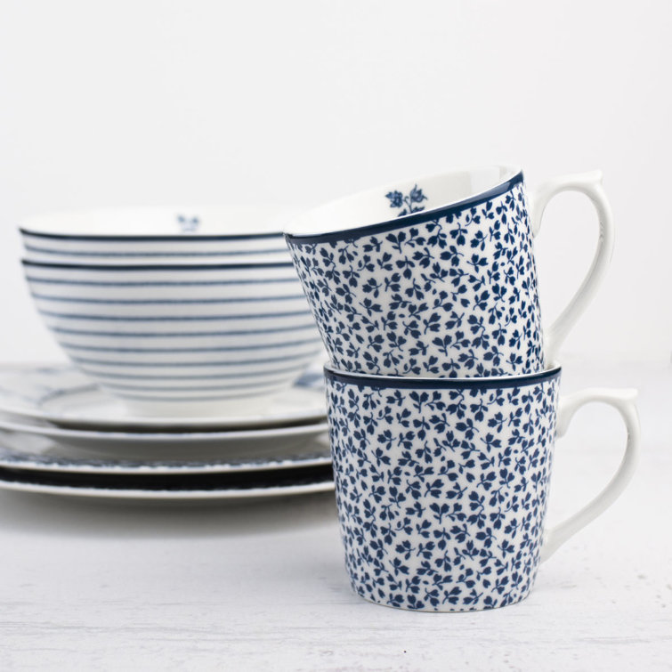 Laura Ashley Bone China Dinnerware - Set of 16 | Wayfair.co.uk