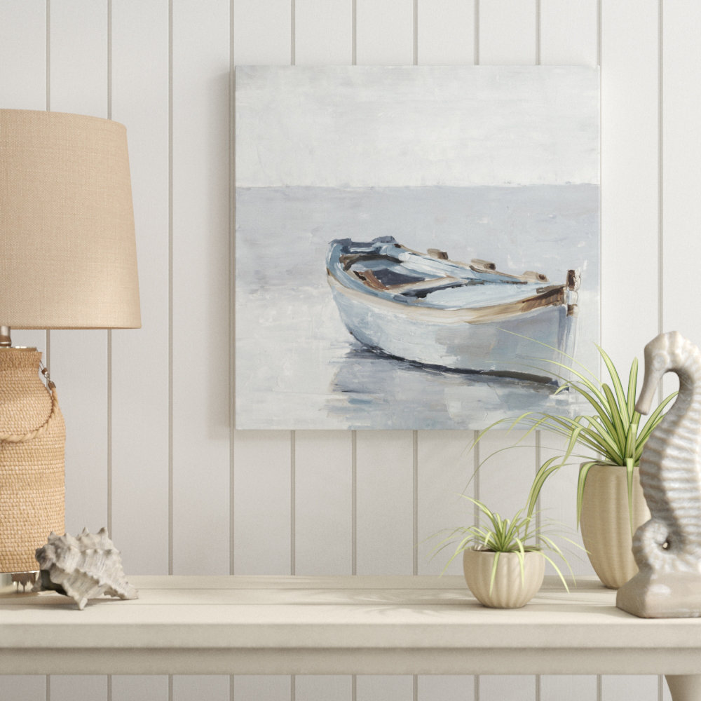 Breakwater Bay Reflected Horizon I by Ethan Harper - Painting on Canvas ...