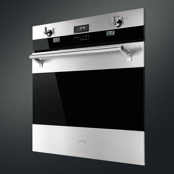 SMEG Classic 30'' Stainless Steel Gas 5 Burner Cooktop | Wayfair