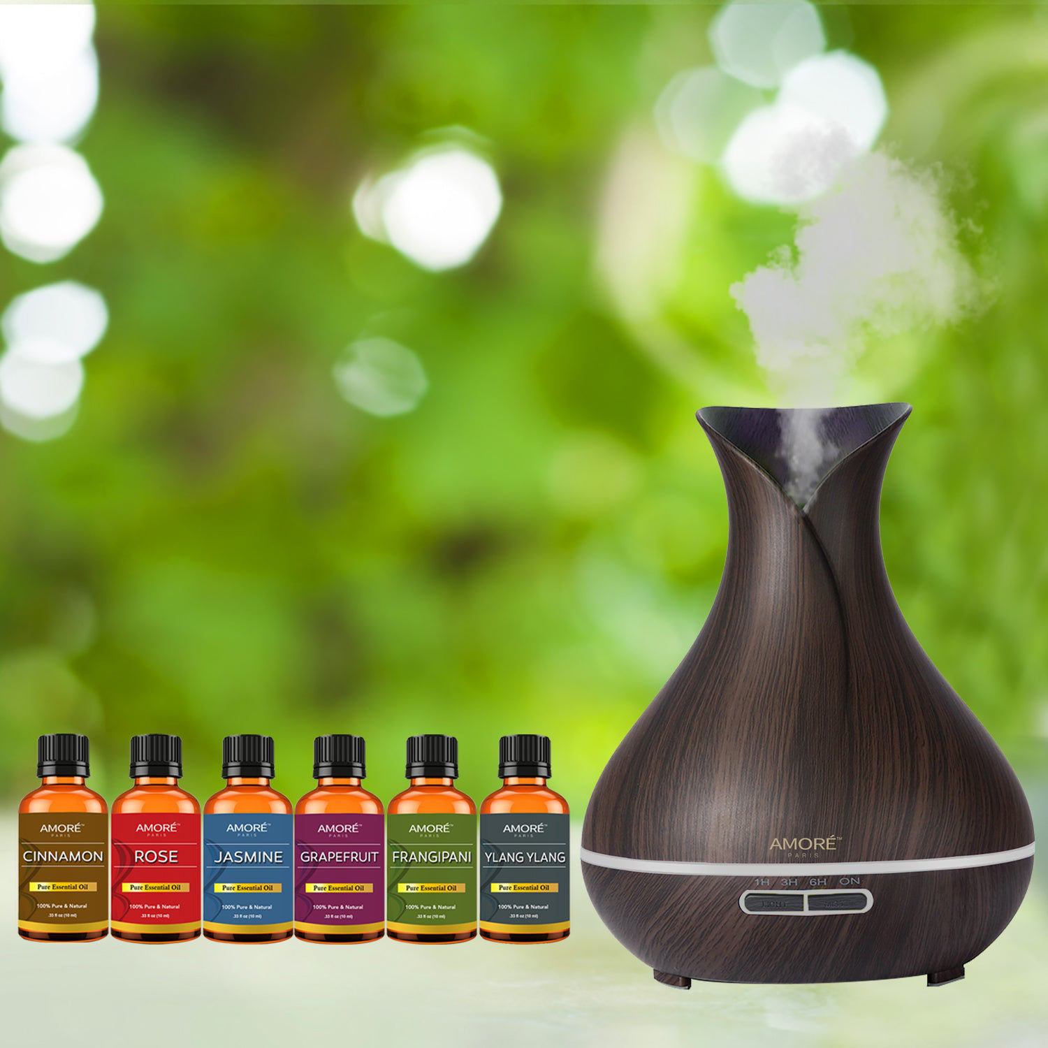 Amore Paris Ultrasonic Diffuser with Essential Oil Gift Set | Wayfair