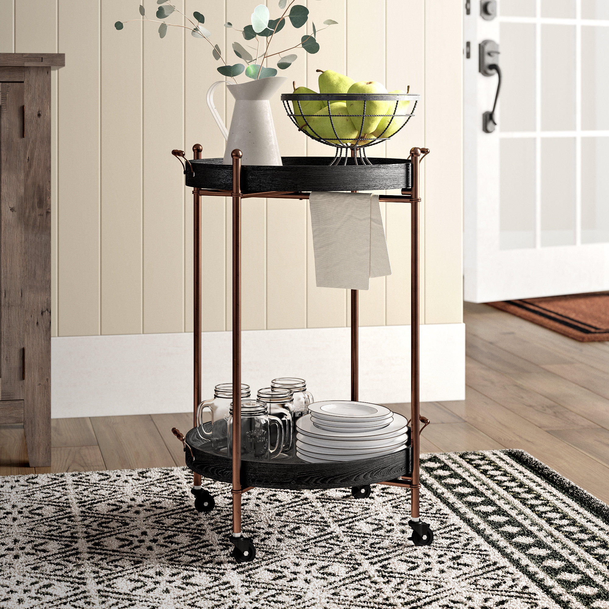 17 Stories Colo Bar Cart & Reviews | Wayfair