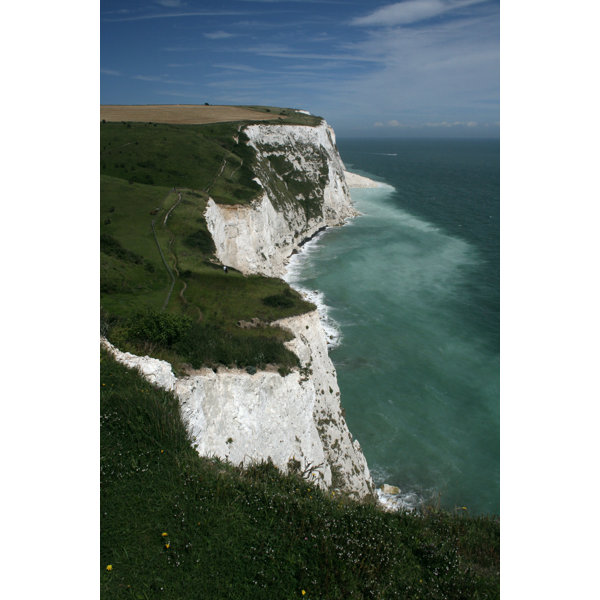 Highland Dunes White Cliffs by - Wrapped Canvas Photograph | Wayfair