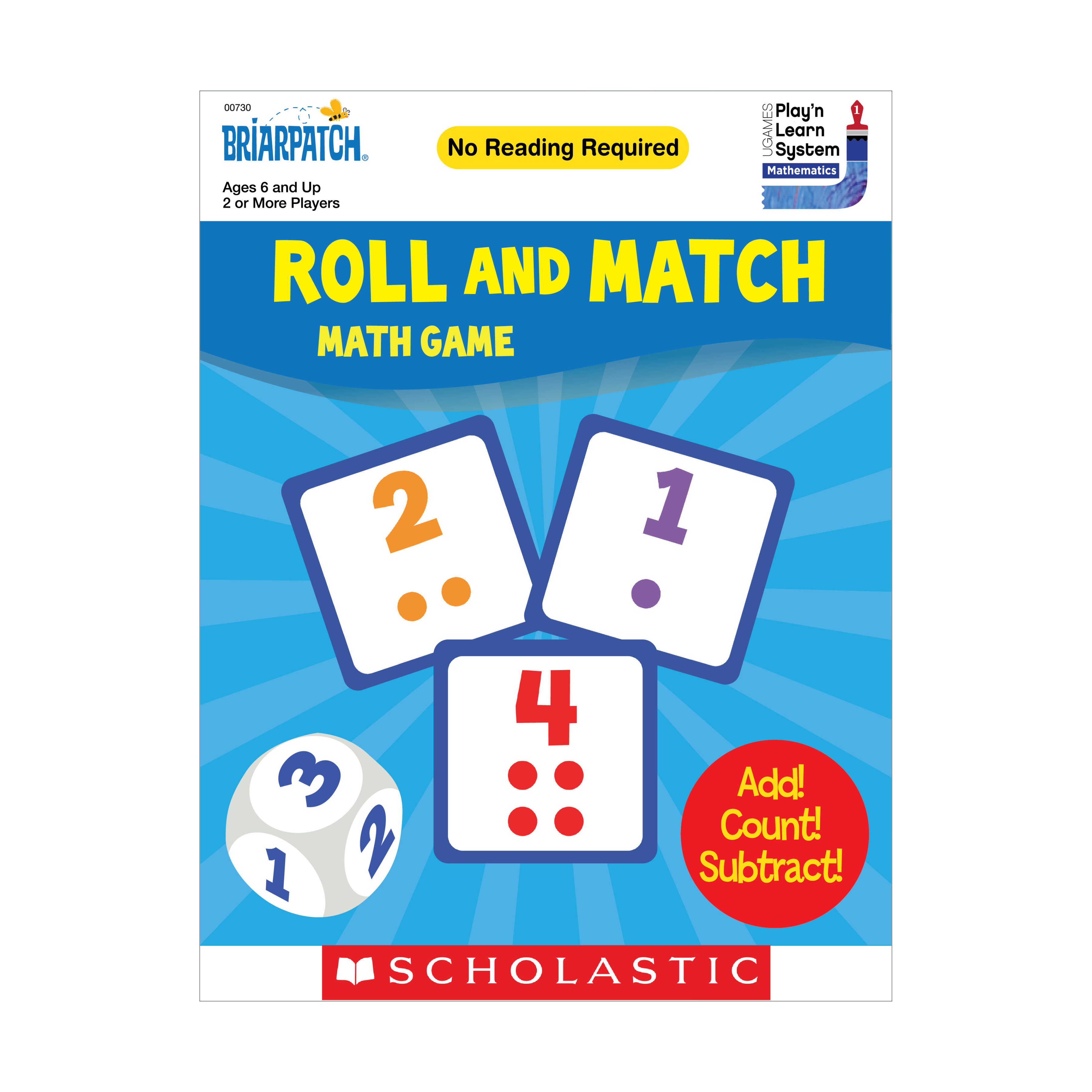 Briarpatch Scholastic Roll and Match Math Game | Wayfair