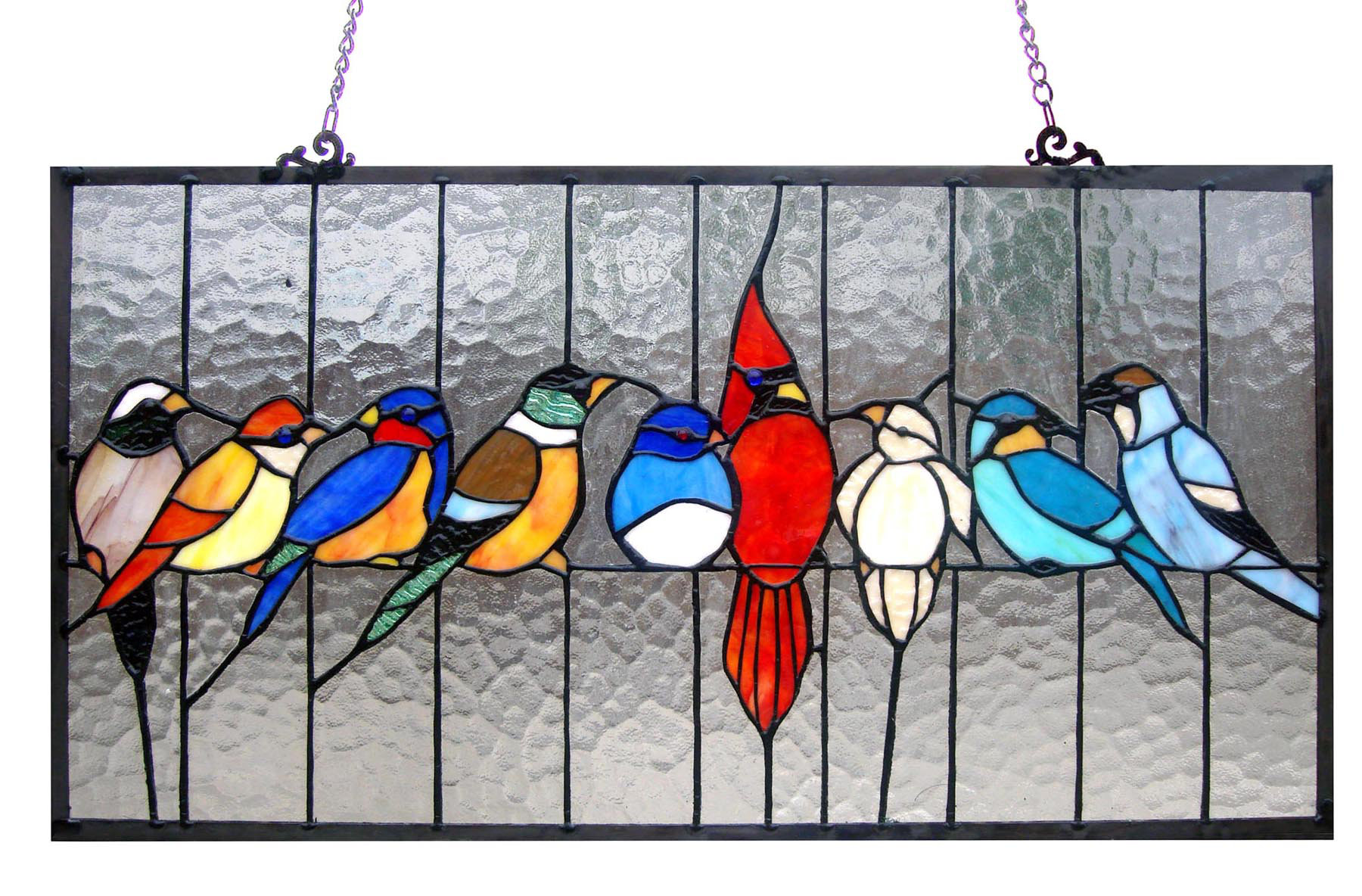 Alcott Hill® Birds in the Cage Window Panel & Reviews | Wayfair