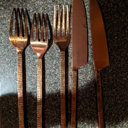 David Shaw Silverware Shale Stainless Steel Flatware Set - Service for ...