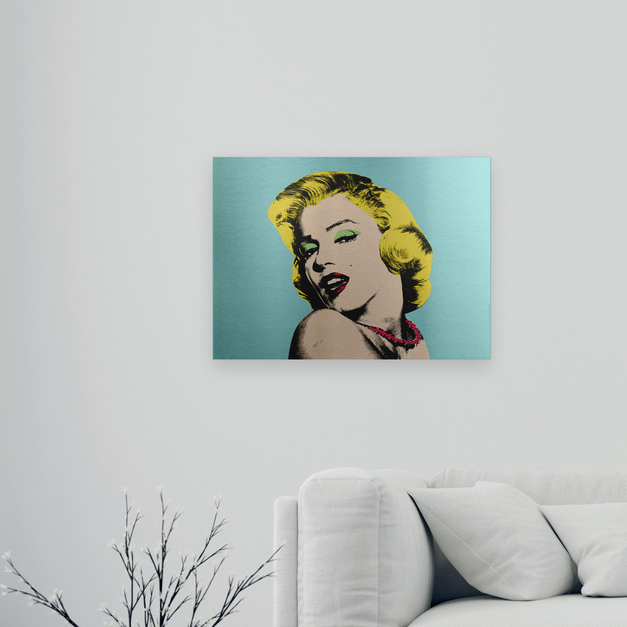 Red Barrel Studio® Andy Warhol by - Unframed Graphic Art on Metal | Wayfair