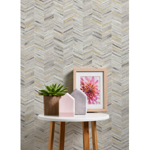 Union Rustic Chevron Wallpaper | Wayfair