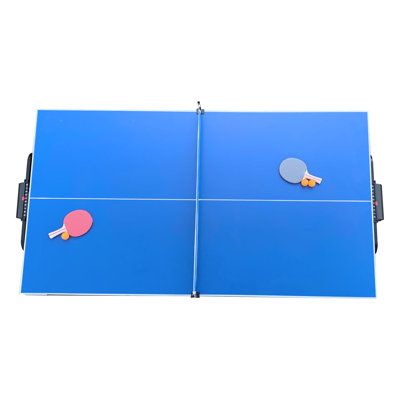 RACK Pool Tables RACK Triad 7-Foot 3-in-1 Multi Game Swivel Billiard ...