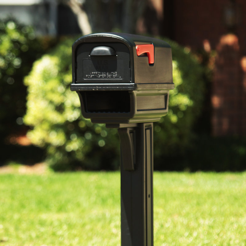 Gibraltar Mailboxes Gentry All-in-One Post Mounted Mailbox & Reviews ...
