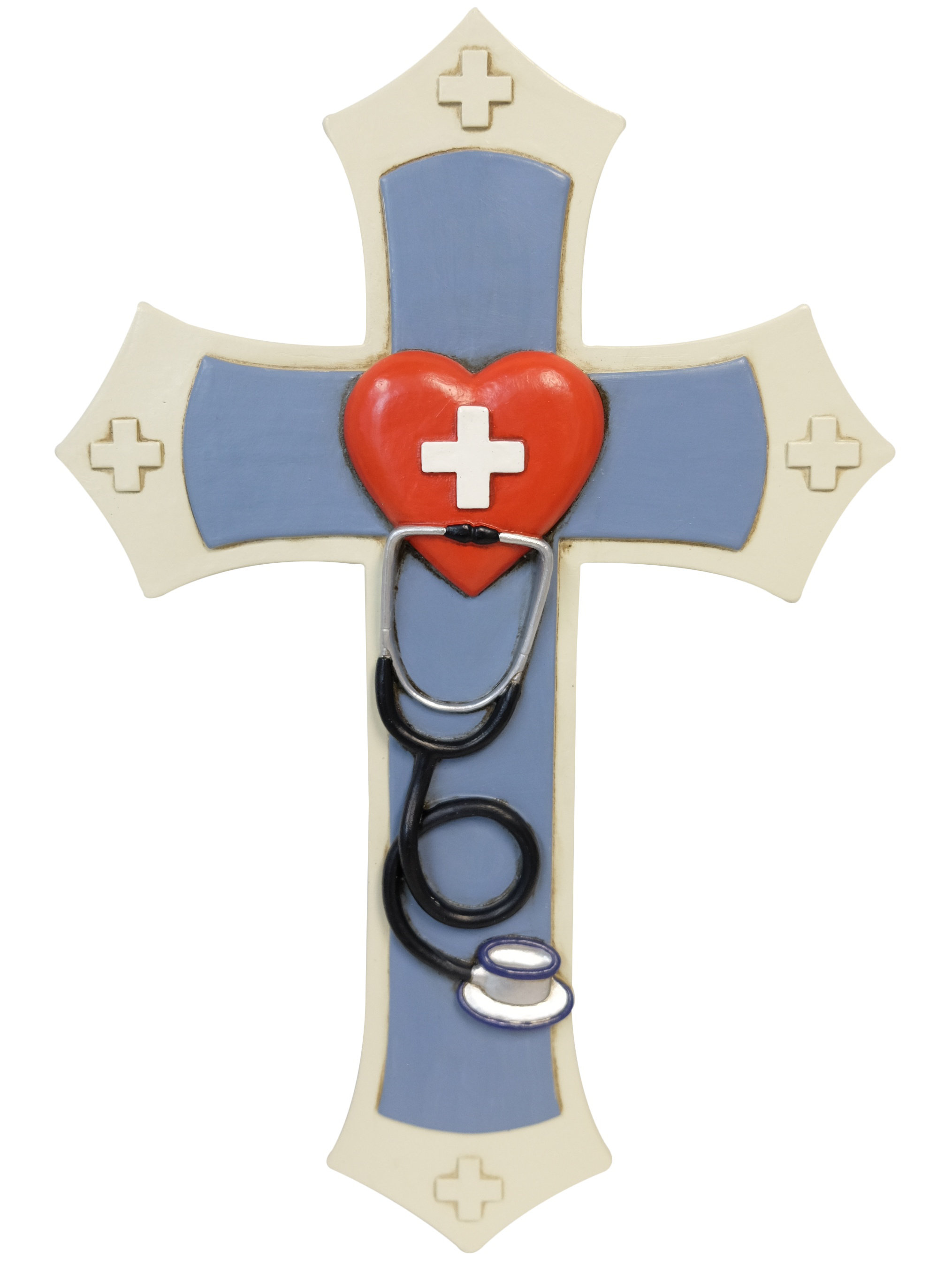 Trinx Stethoscope Hanging Wall Cross | Wayfair