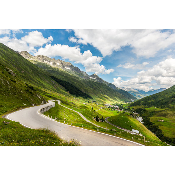 Millwood Pines Swiss Alps Pass - Wrapped Canvas Photograph | Wayfair