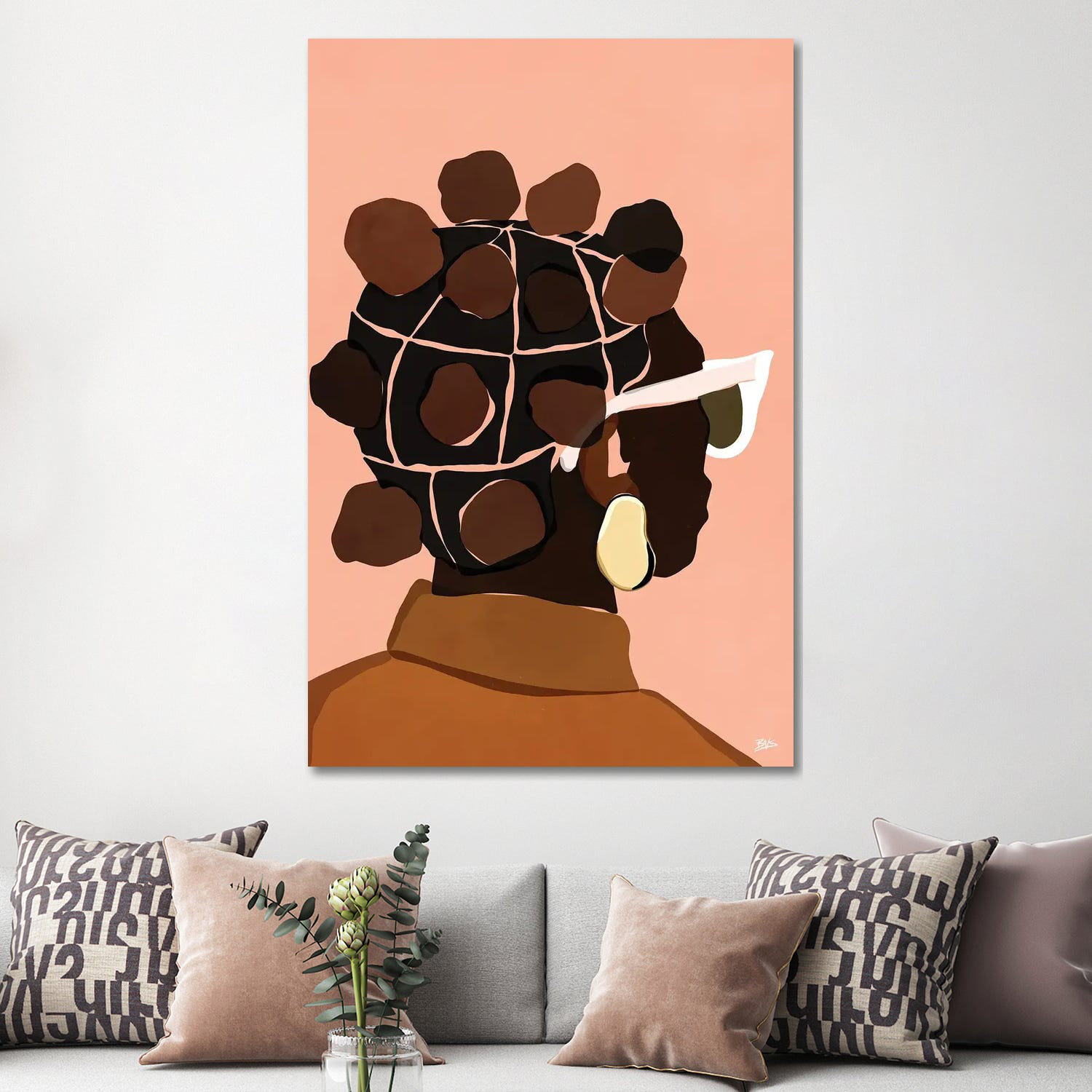 Bless international Ebony by Bria Nicole - Graphic Art | Wayfair