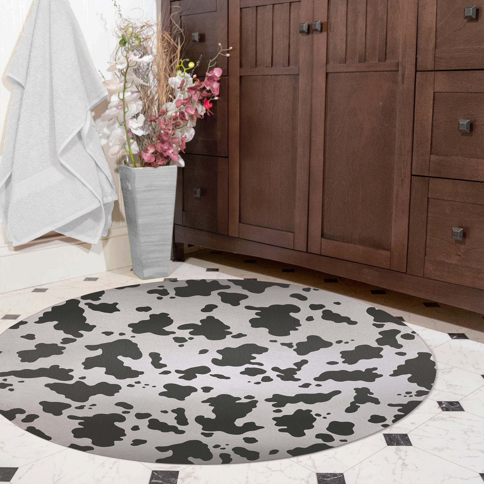 Kavka Holy Cow Bath Rug | Wayfair