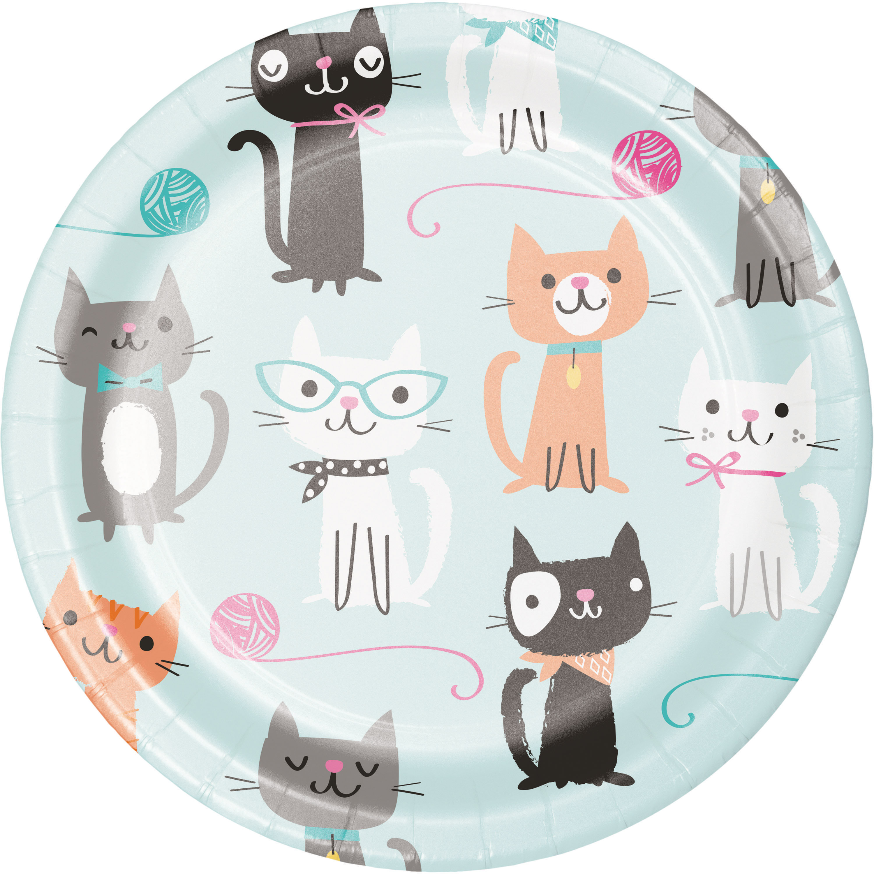 Creative Converting Cat Party Appetizer Plate | Wayfair