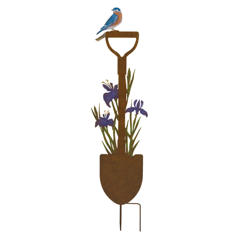Regal Art & Gift Rustic Shovel Stake - Iris | Wayfair