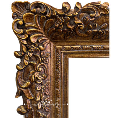 West Frames Louis French Baroque Ornate Wood Picture Frame Antique Gold ...