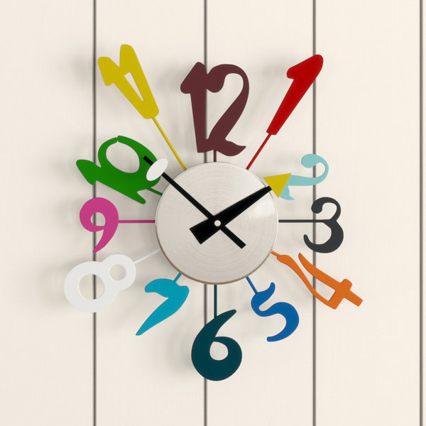 All Home Metal Wall Clock & Reviews | Wayfair.co.uk