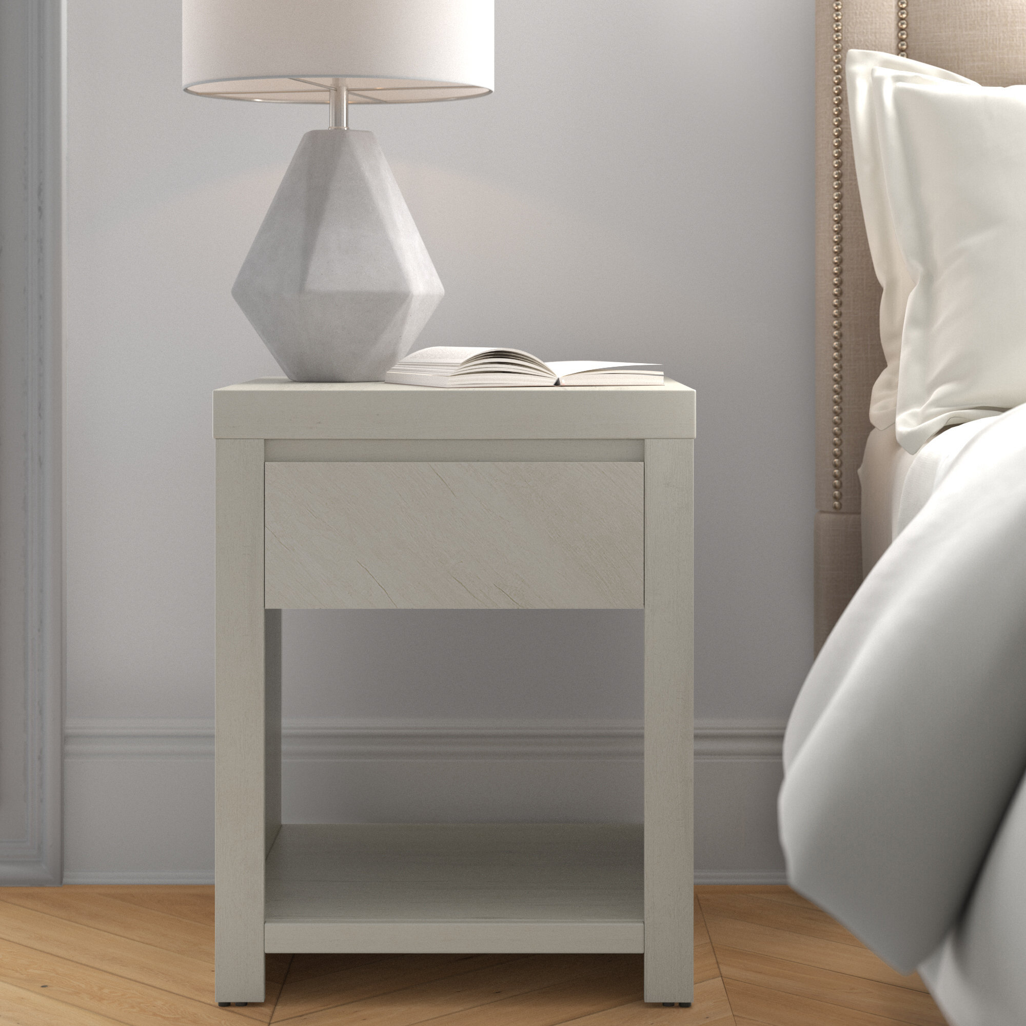 Mercury Row® Roybal Night Stand with USB Charging & Reviews | Wayfair
