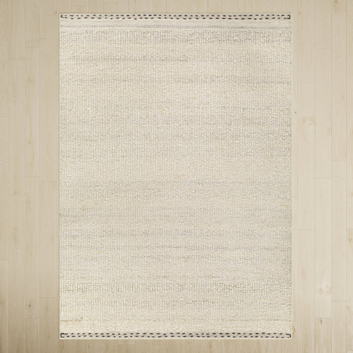 Birch Lane™ Halifax Handmade Flatweave Wool Light Beige Rug & Reviews ...