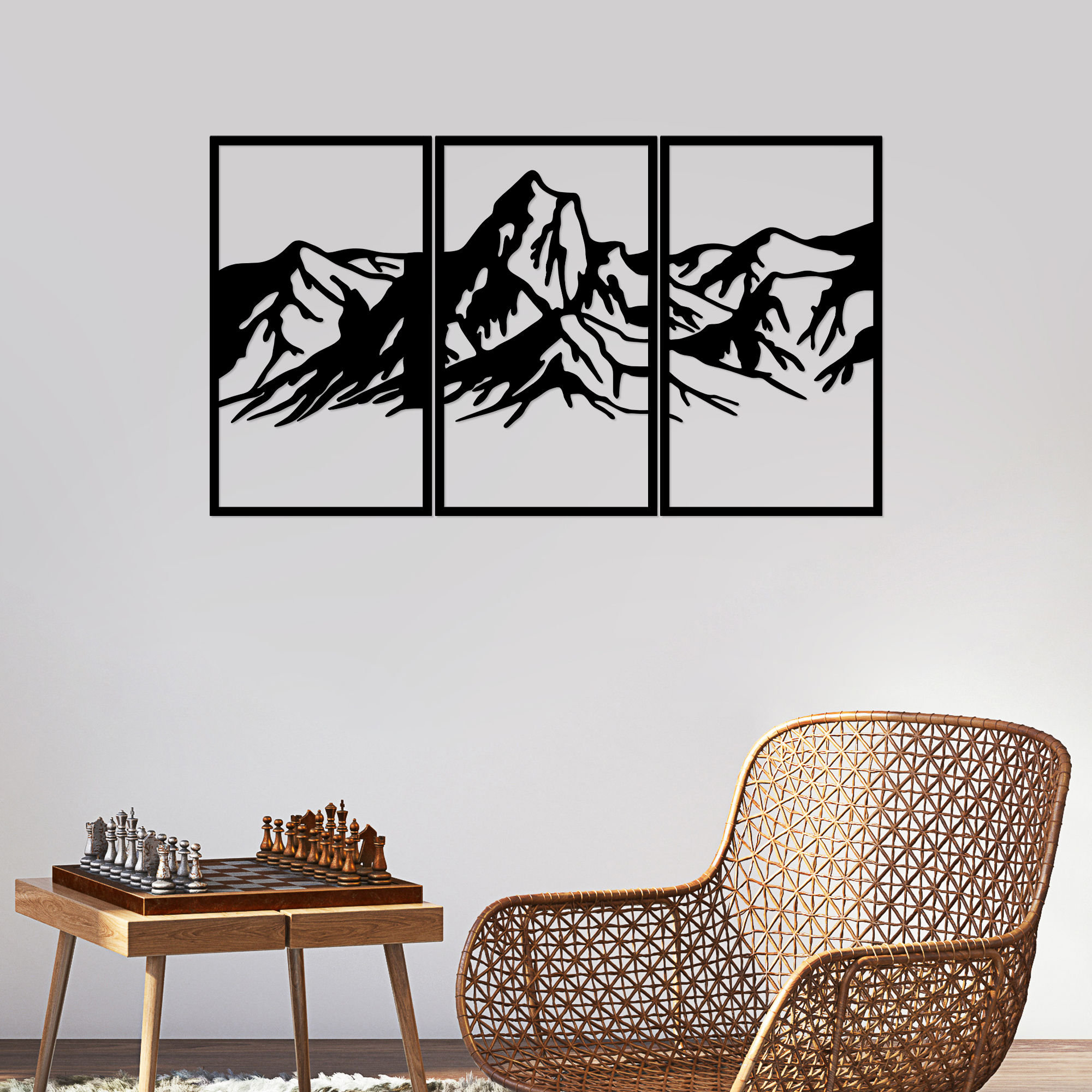 Bless international 3 Piece Mountain Wall Décor Set | Wayfair