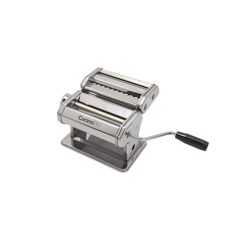 CucinaPro Pasta Fresh Series Manual Pasta Maker with 3 Attachments ...