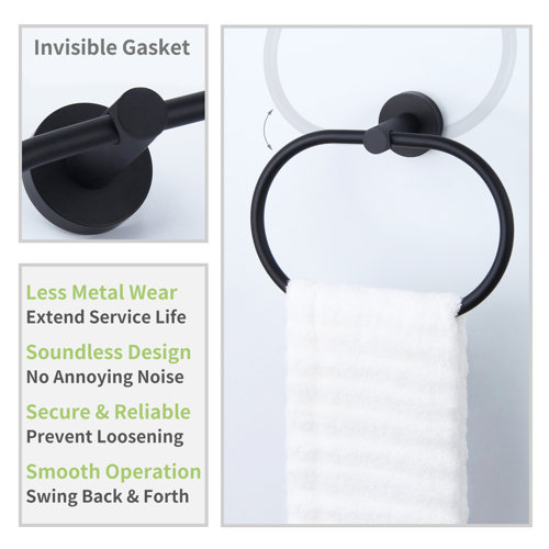 AngleSimple 4 - Piece Bathroom Hardware Set & Reviews | Wayfair