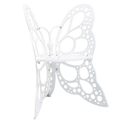 Wind & Weather Cast Aluminum White Butterfly Wings Chair | Wayfair