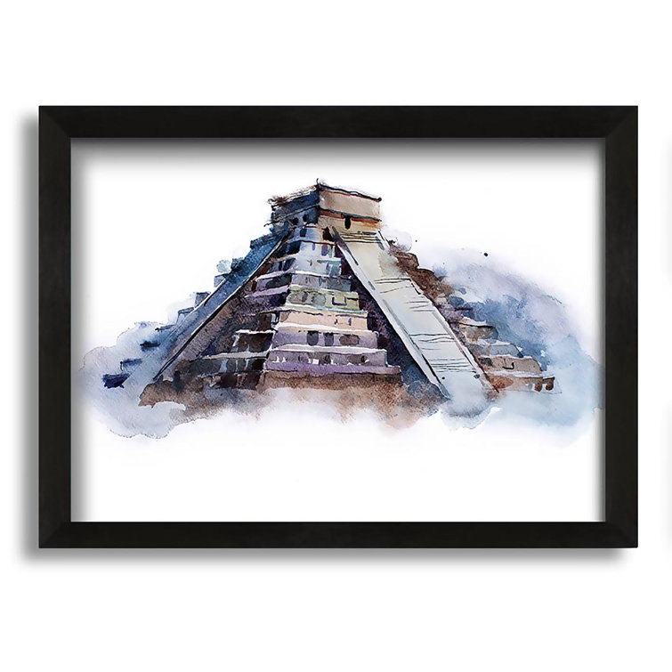Ophelia & Co. Egyptian Pyramids 3 - Picture Frame Painting on Canvas ...