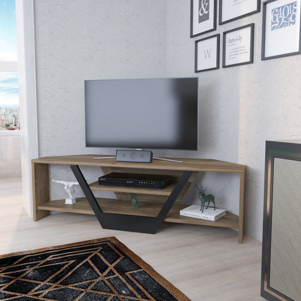 Corner Tv Wall Bracket And Shelf | Wayfair.co.uk