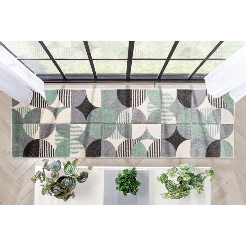 Well Woven Green/Yellow Rug & Reviews | Wayfair