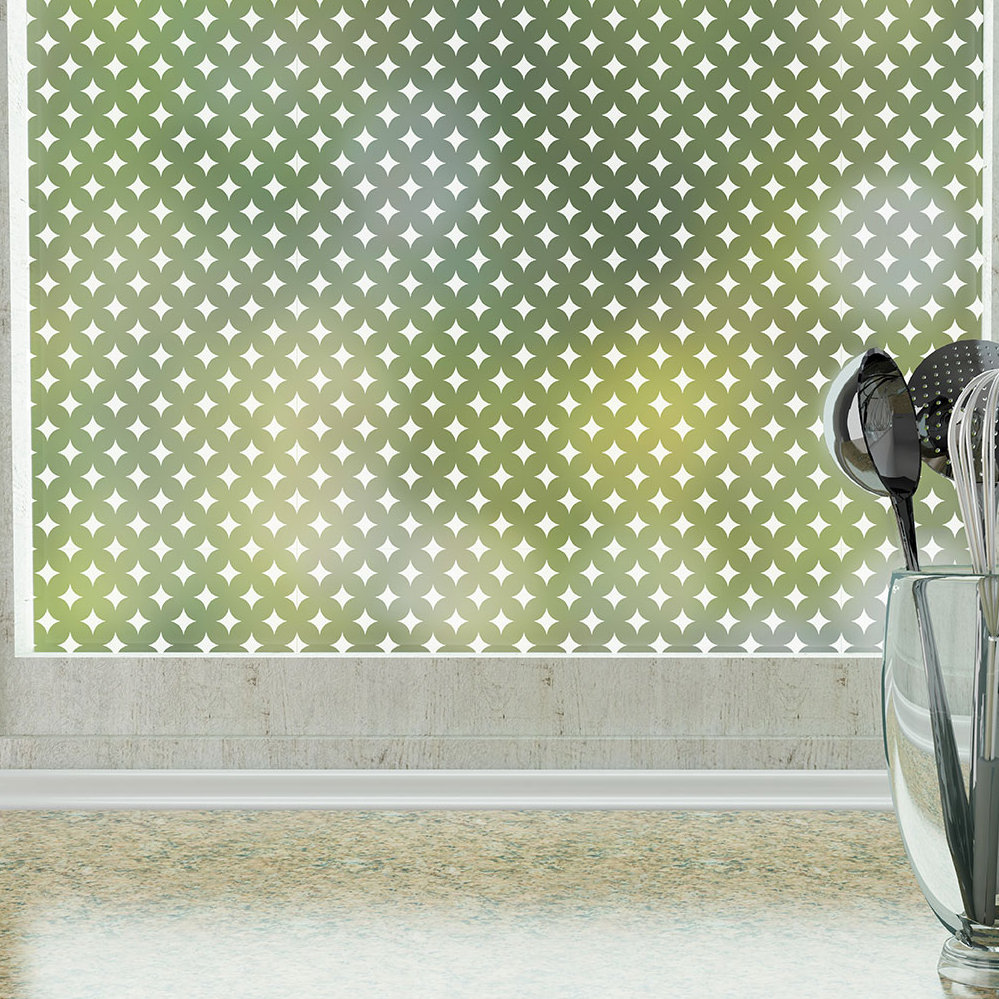Stick Pretty Diamonds Privacy Window Film | Wayfair